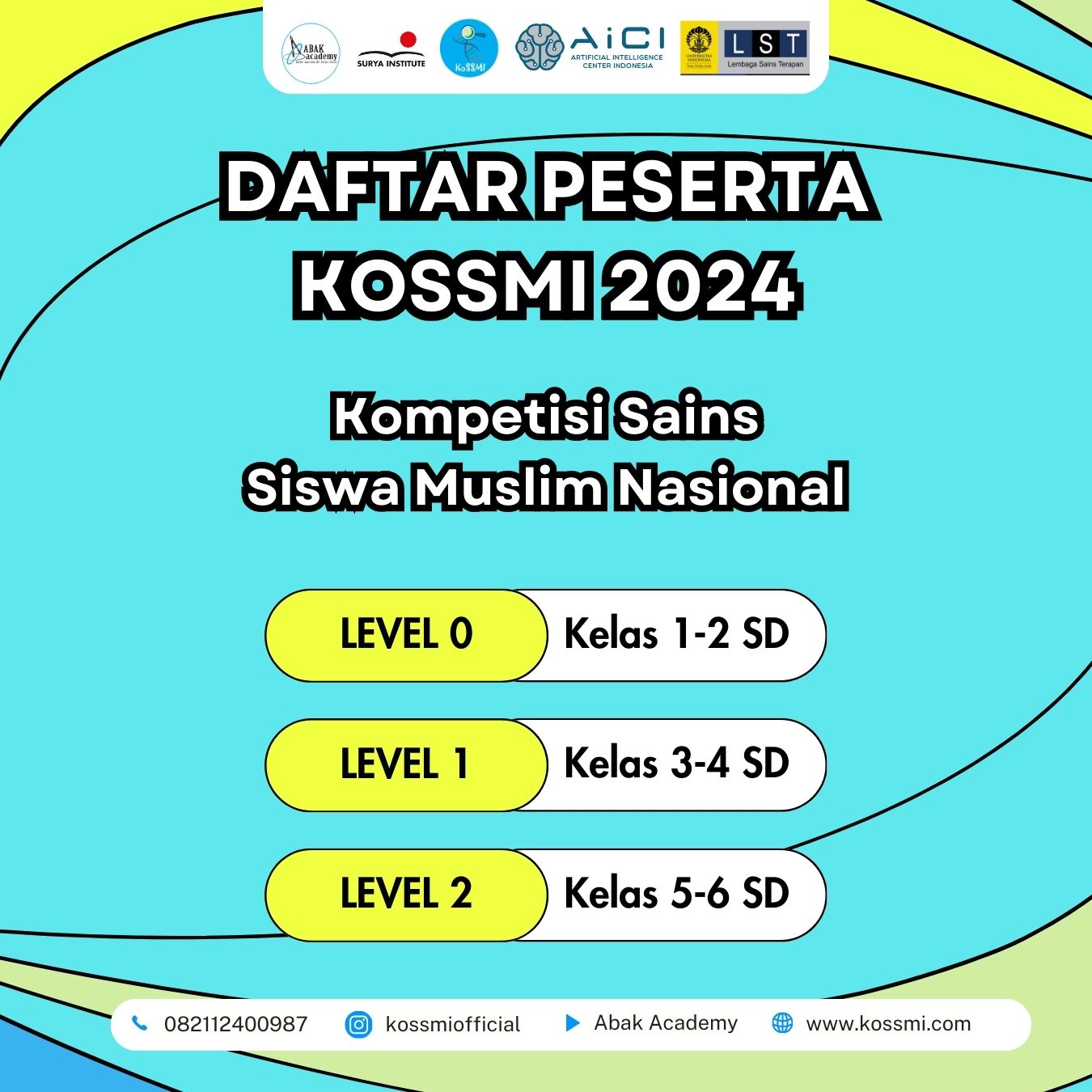 Daftar Peserta KoSSMI 2024 – KOSSMI (Kompetisi Sains Siswa Muslim ...